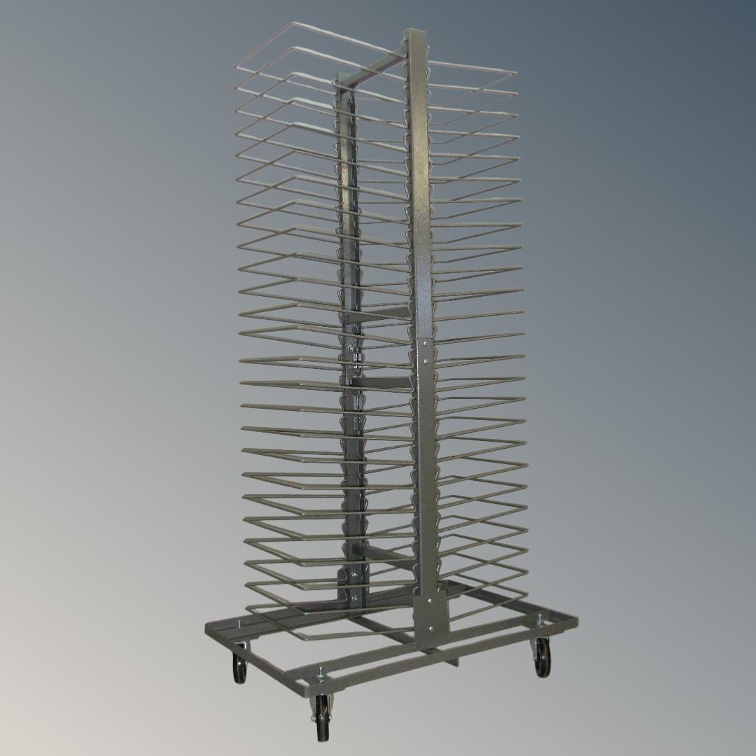 Versatile Cabinet Door Drying Rack Material Handling System